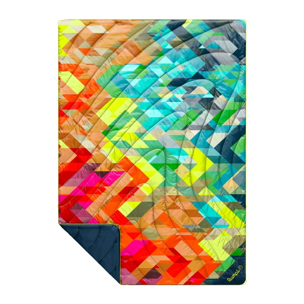 Original Puffy Blanket - Geo Fresh | Rumpl Blankets For Everywhere