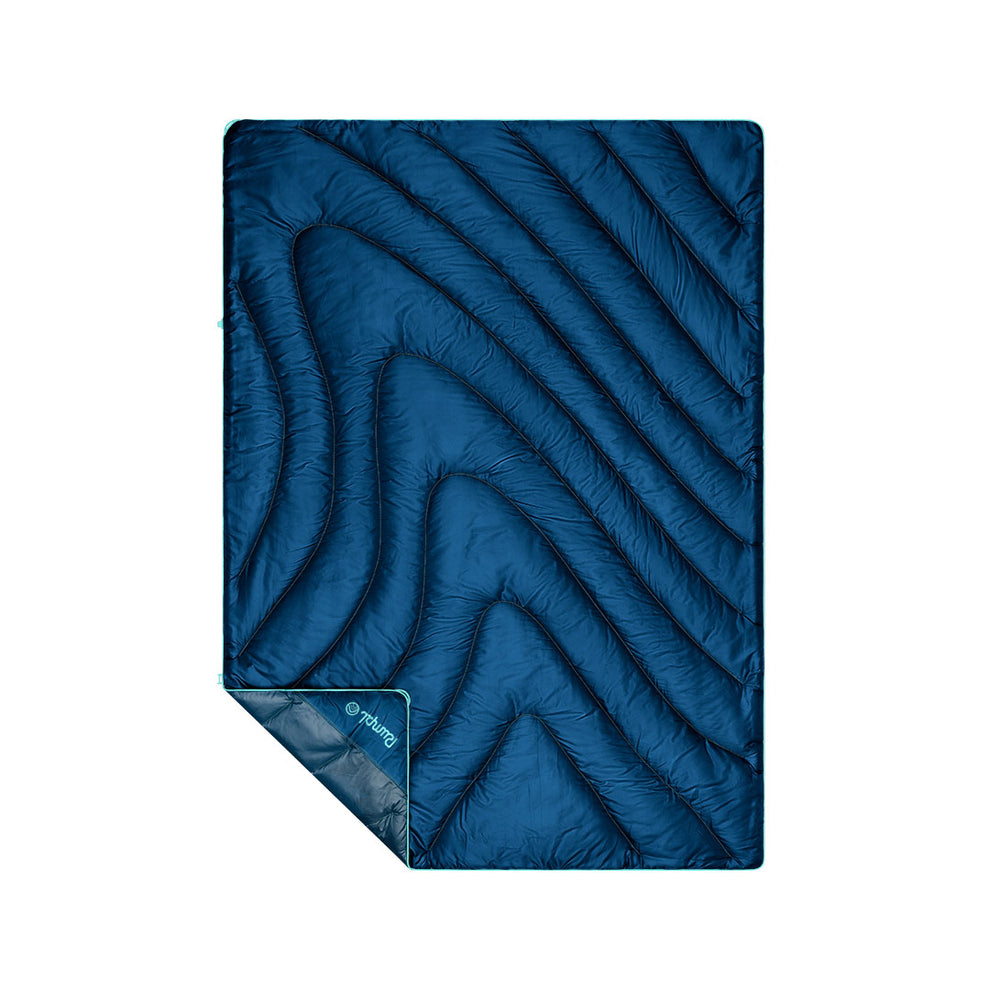 Original Puffy Throw Blanket: Seascape Ridge Mountains | Rumpl. Set. Go.